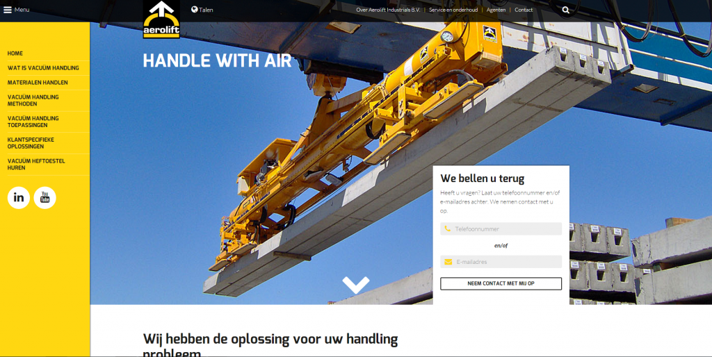 Our new website is online | Aerolift