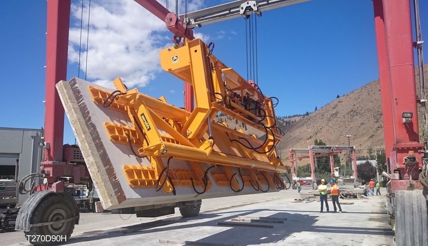 Two vacuum lifters to the USA | Precast concrete wall panels | Aerolift