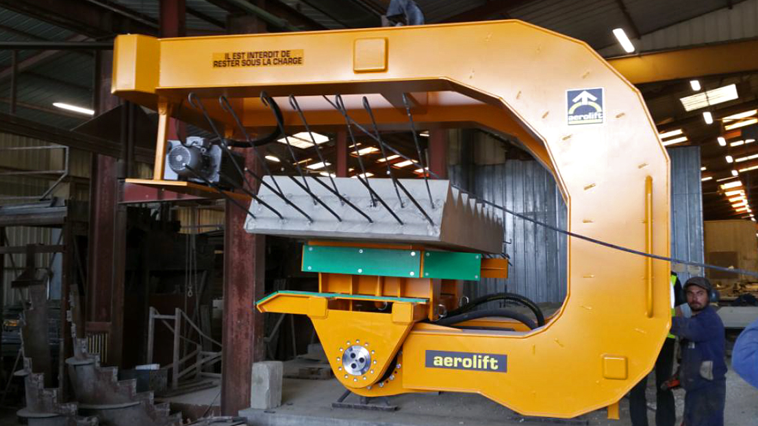 1 device to handle dozens concrete staircases of different dimensions ...