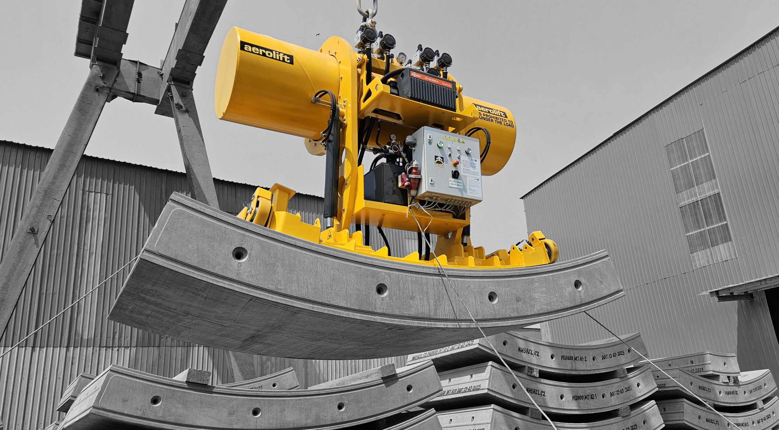 Storage efficiency for tunnelling segments - Aerolift